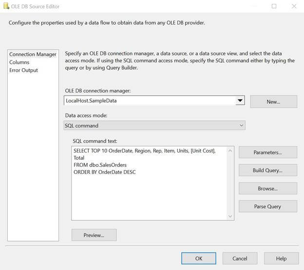 Move Data From SQL Server To Flat File Using SSIS